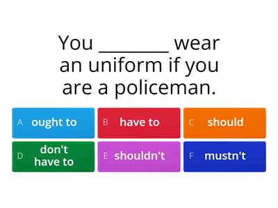 Obligation prohibition permission - Teaching resources