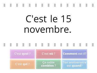 Français Les mots interrogatifs - Ressources pédagogiques