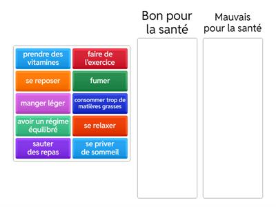 Santé - Teaching resources