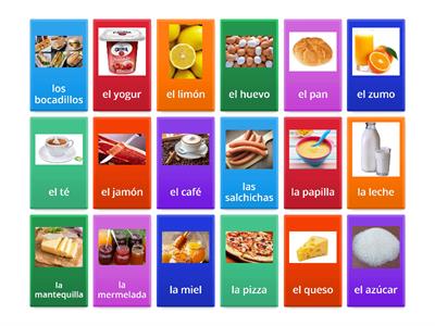 Español Comida - Recursos didácticos