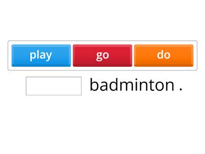 Sports Go do play - Recursos didácticos
