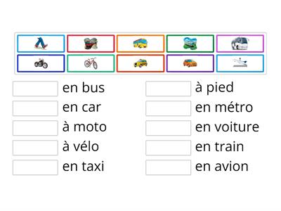 Les transports - Teaching resources