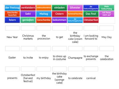 Celebrations - Teaching resources