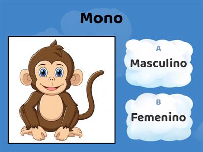 Masculino femenino singular y plural - Recursos didácticos