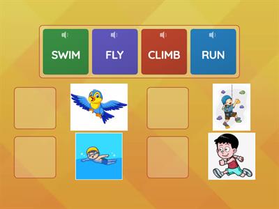 Run jump swim fly - Teaching resources