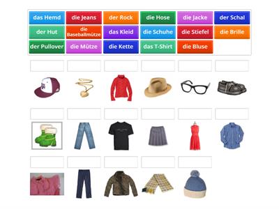 A1 kleidung - Unterrichtsmaterialien