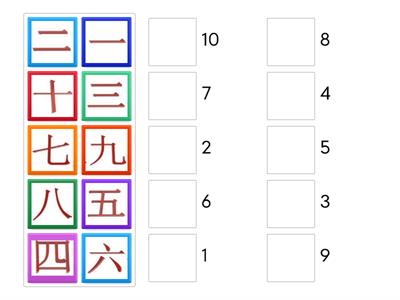 Japanese Numbers 1 10 kanji - Teaching resources