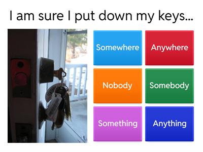 Indefinite pronouns conversation - Teaching resources