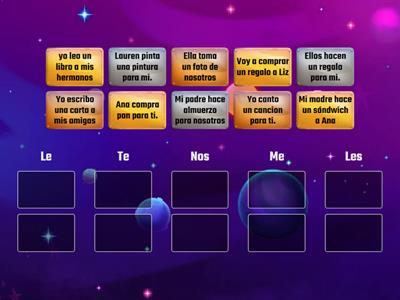 Objeto indirecto - Teaching resources