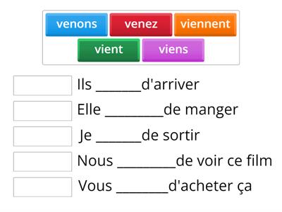 Venir - Recursos de ensino