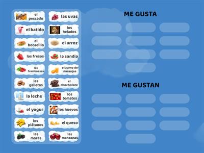 Me gusta y no me gusta - Recursos didácticos