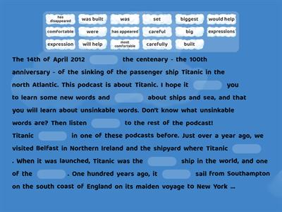 Titanic - Teaching resources