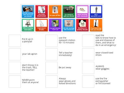 Lab safety game - Teaching resources