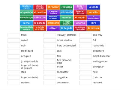 Tren - Recursos didácticos