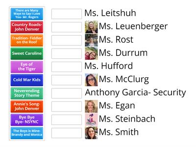 Songs - Teaching resources