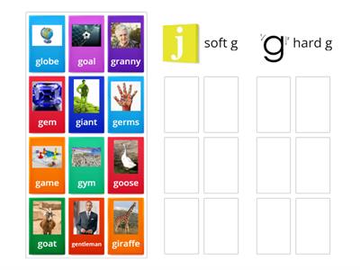 Hard g sound - Teaching resources