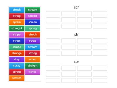 Scr str spr - Teaching resources