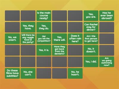 Yes no questions - Teaching resources