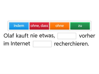 Infinitiv zu ohne zu - Unterrichtsmaterialien