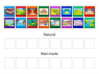 Natural or man made - Teaching resources
