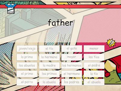 Spanish Familia Family game - Teaching resources