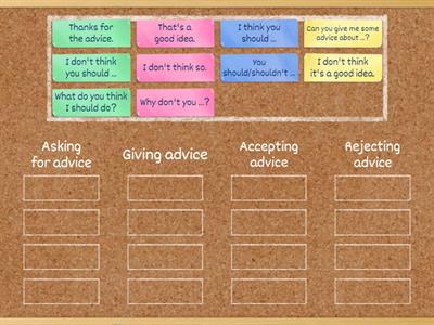 Giving advice - Teaching resources