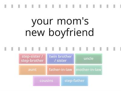 Family members quiz - Teaching resources