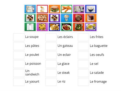 Aliments - Teaching resources