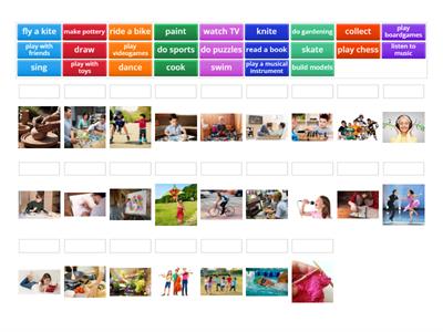 Hobbies Flashcards - Recursos didácticos