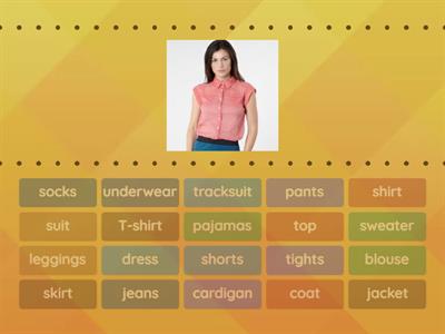 Vocabulary Clothes - Recursos didácticos
