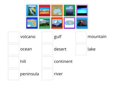 Landforms - Teaching resources