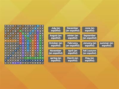 Meses del año - Recursos didácticos