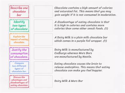 Chocolate - Teaching resources