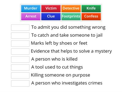 Murder mystery - Teaching resources