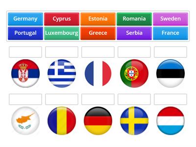 European flags - Teaching resources