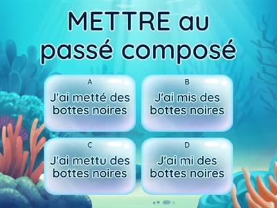 Passé composé verbes irréguliers - Ressources pédagogiques