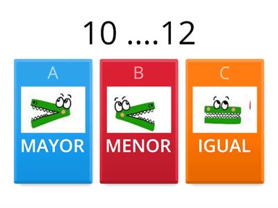 Mayor menor - Recursos didácticos