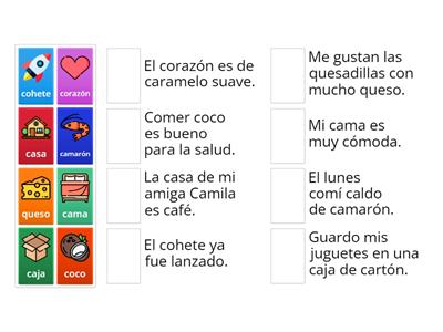 Completa las oraciones - Recursos didácticos