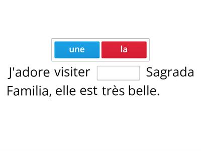 Articles définis et indéfinis - Ressources pédagogiques