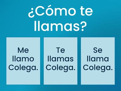 Cómo te llamas - Recursos didácticos