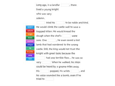 Cloze passage - Teaching resources