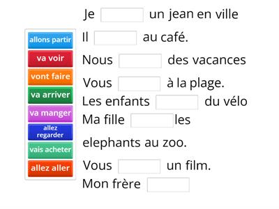 Futur proche - Teaching resources