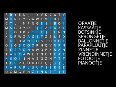 Woordzoeker lente - Leermiddelen