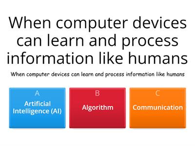 Artificial intelligence ai - Teaching resources