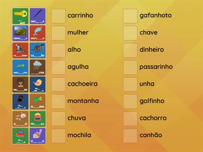 Sílabas Ch lh nh - Recursos de ensino