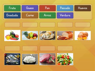 Vocabulario La comida - Recursos didácticos