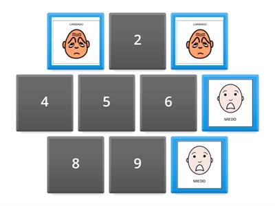 Juego De memoria emociones - Recursos didácticos