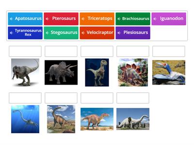 Dinosaurs - Teaching resources