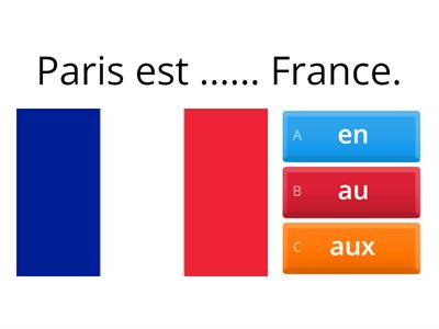 Prépositions et les pays - Ressources pédagogiques
