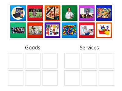 Goods and services - Teaching resources